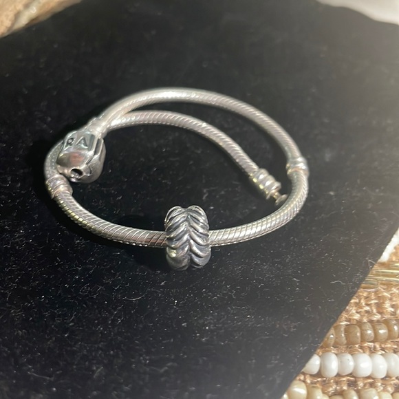 Pandora | Jewelry | Pandora Spacer Ribbed Bead Charm | Poshmark